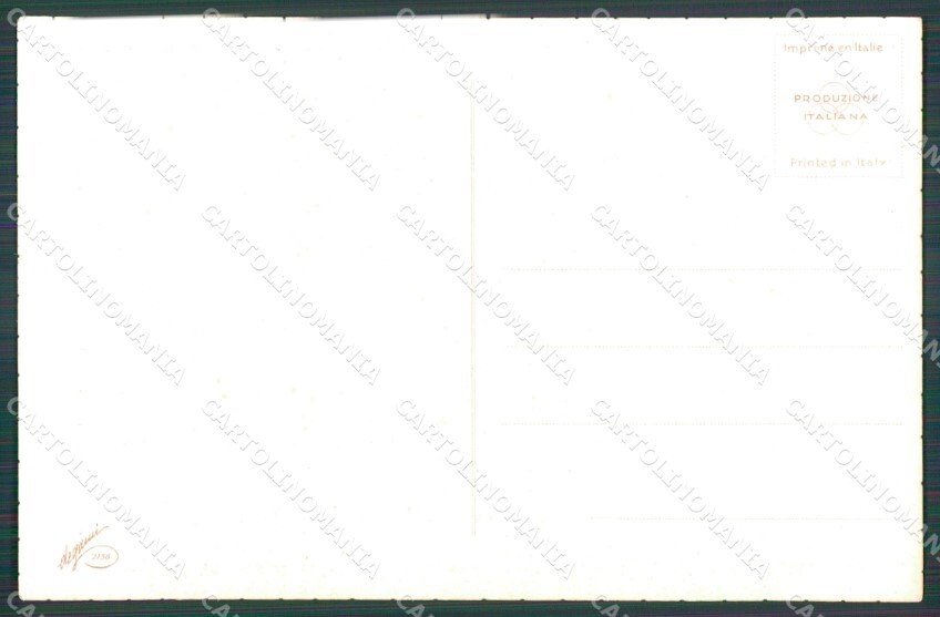 Corbella Italian Art Deco Romantic Couple Degami serie 2158 postcard ...