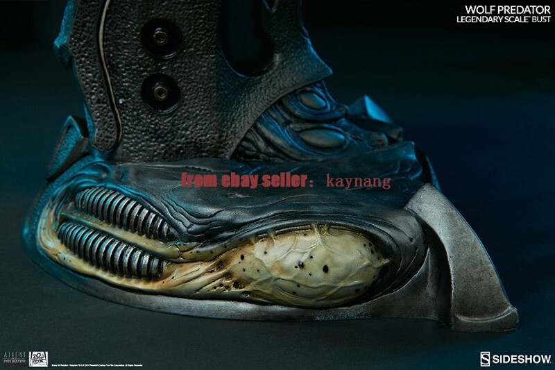Sideshow 2002502 Aliens vs Predator - Requiem 1/2 Wolf Predator Bust ...