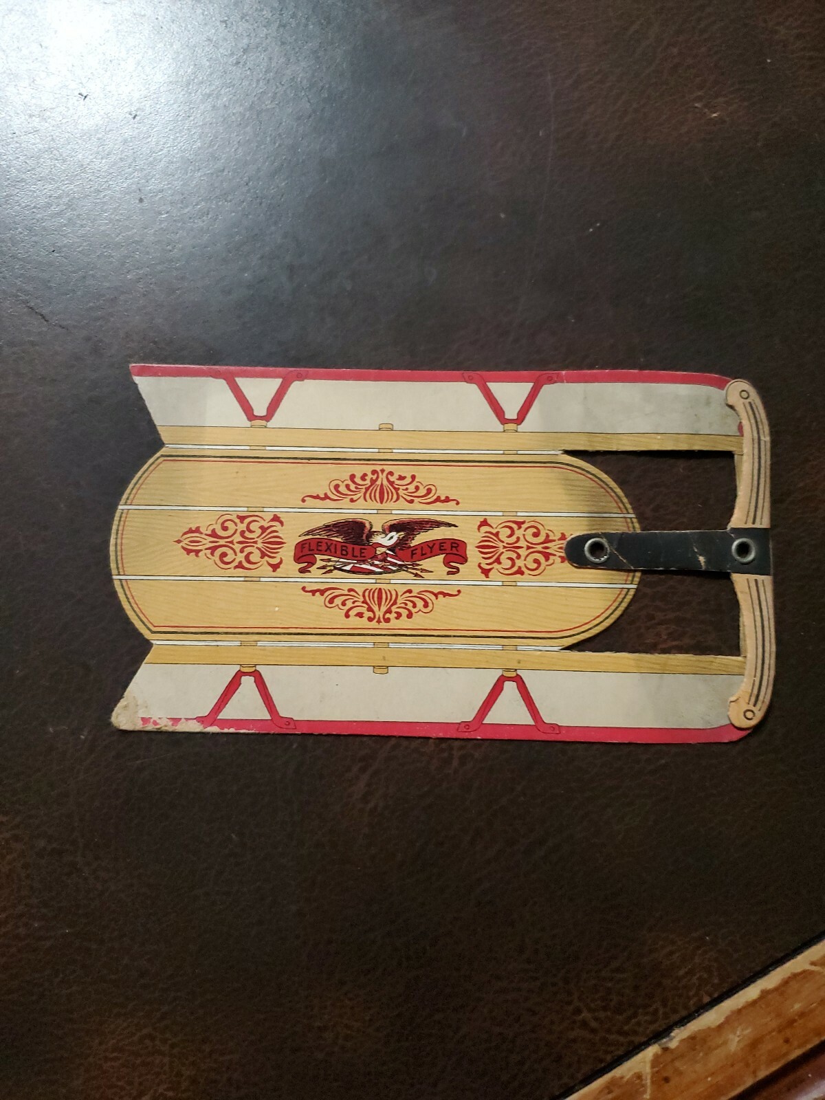 Rare 1890s Flexible Flyer Sled Shaped Trade Card | eBay