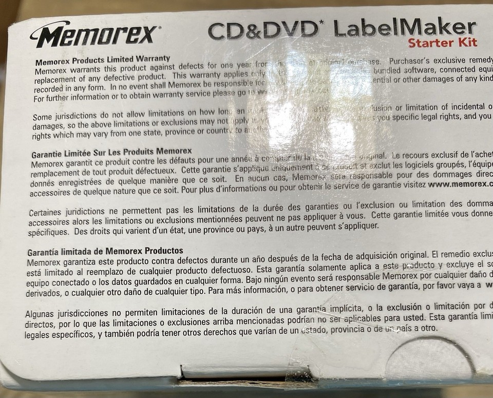 Memorex CD and DVD Label Maker Starter Kit with Label Design Software ...