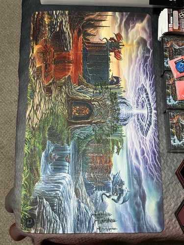 Sorcery: Contested Realm Dragonlord’s Lair Playmat Signed By Ed Beard ...