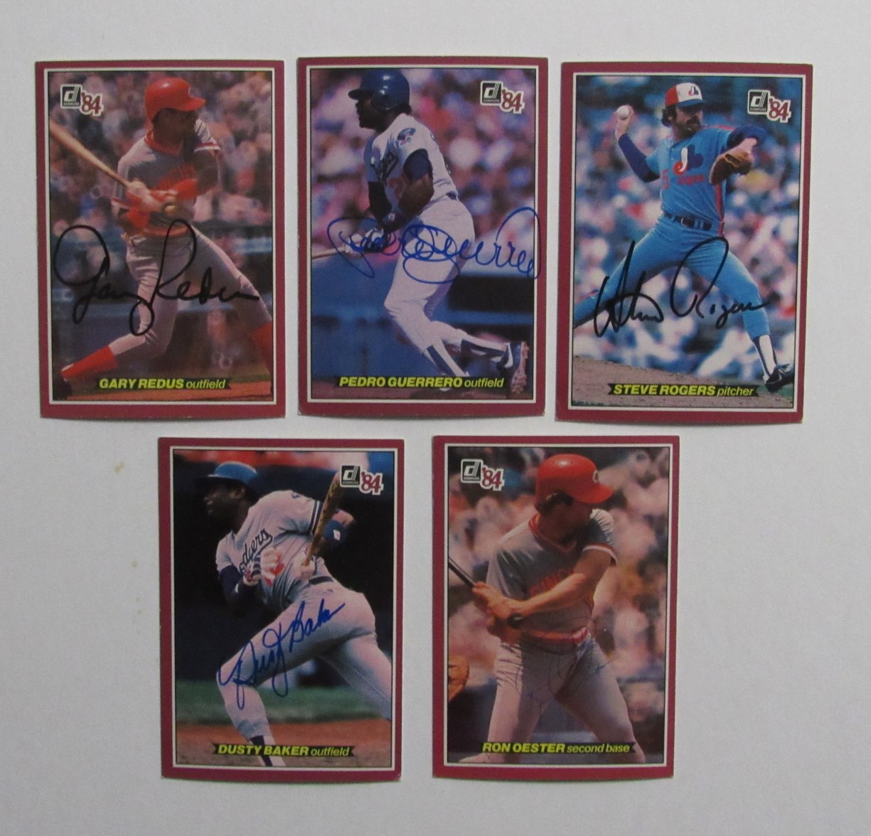 Lot of 22 Signed/Autograph 1984 Donruss Action All Stars Jumbo Postcards 166774 | eBay