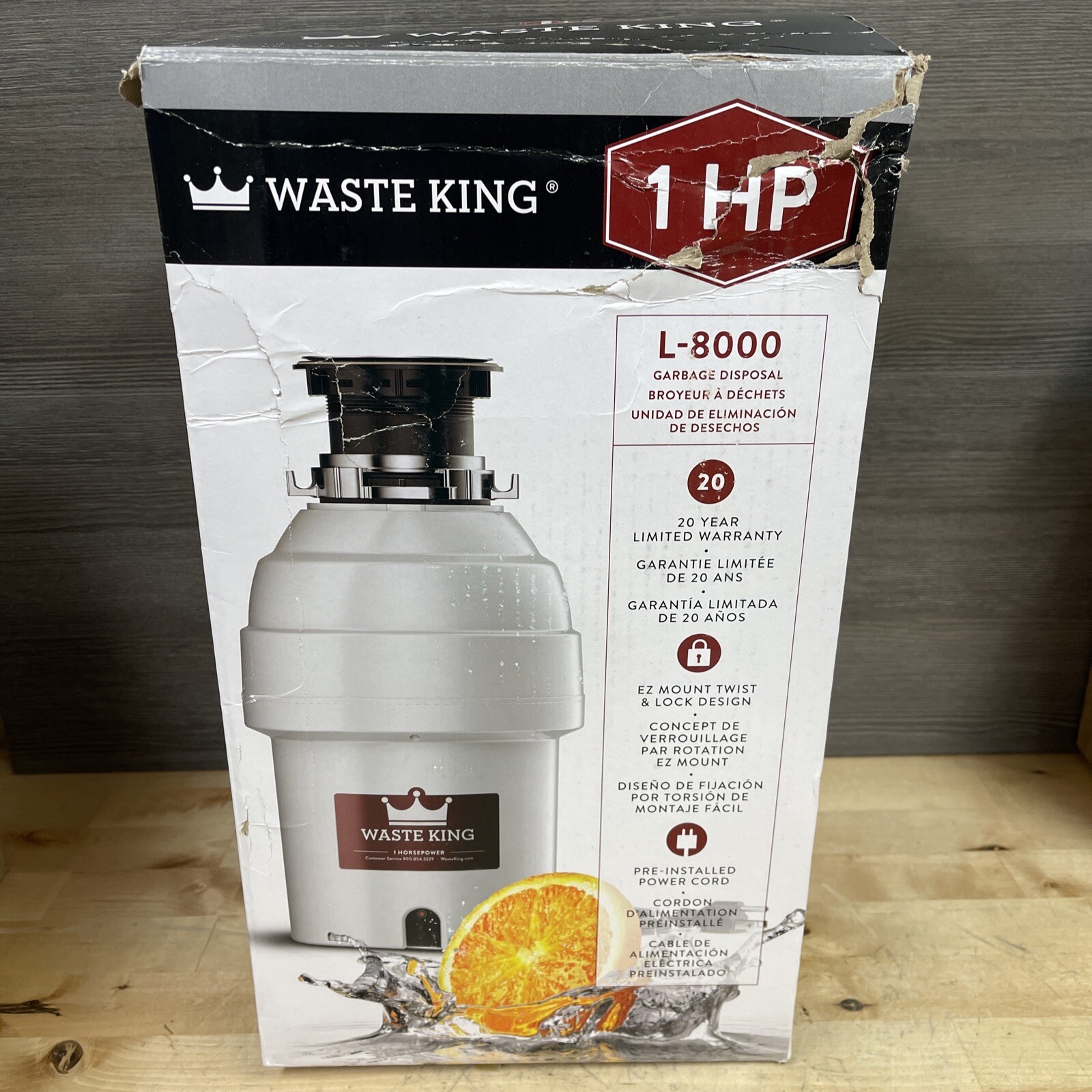 Waste King L-8000 1HP 2800RPM 115V Garbage Disposal for sale online | eBay