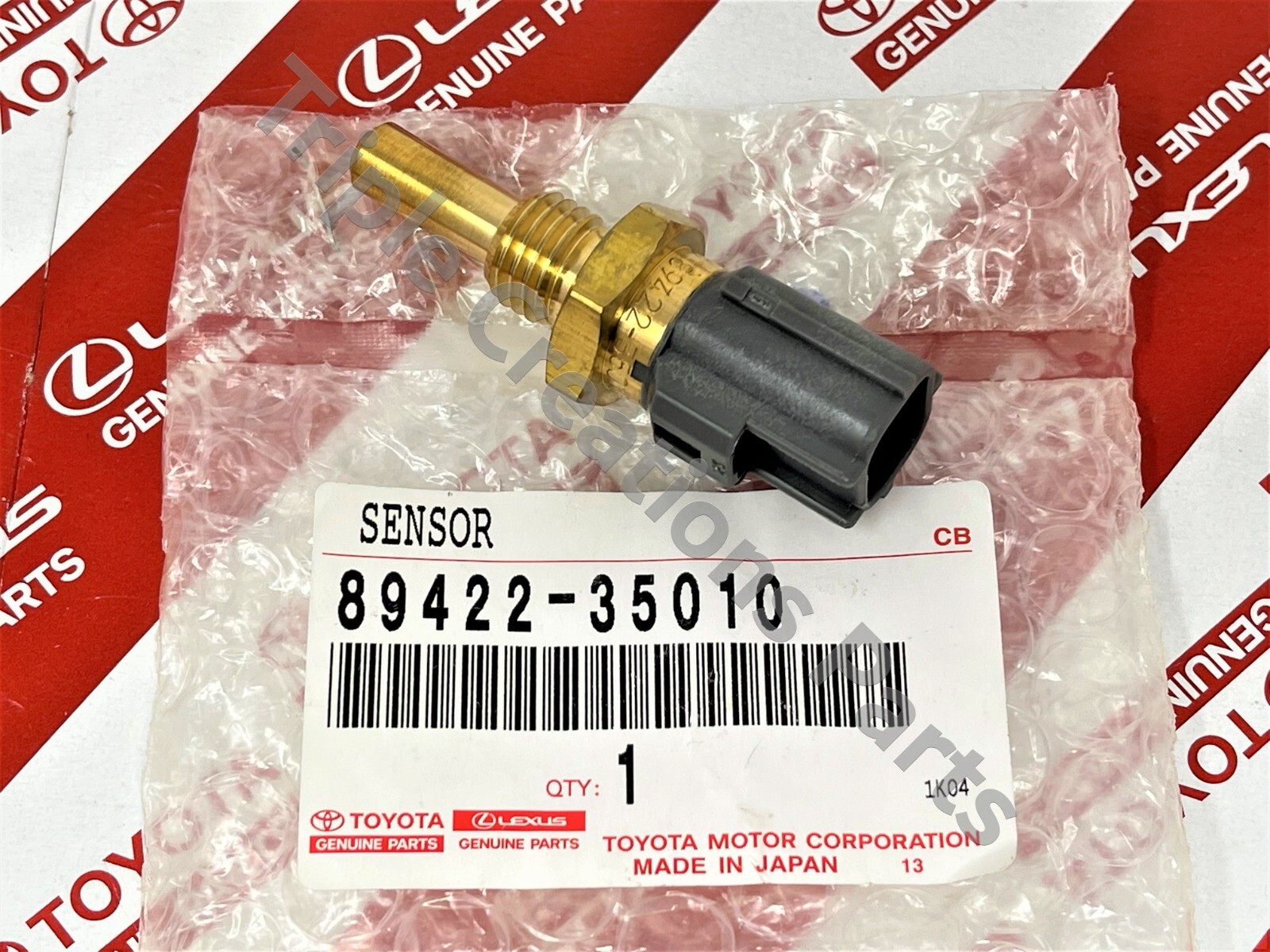 89422-35010 Genuine Toyota Highlander Lexus Coolant Water Temperature ...