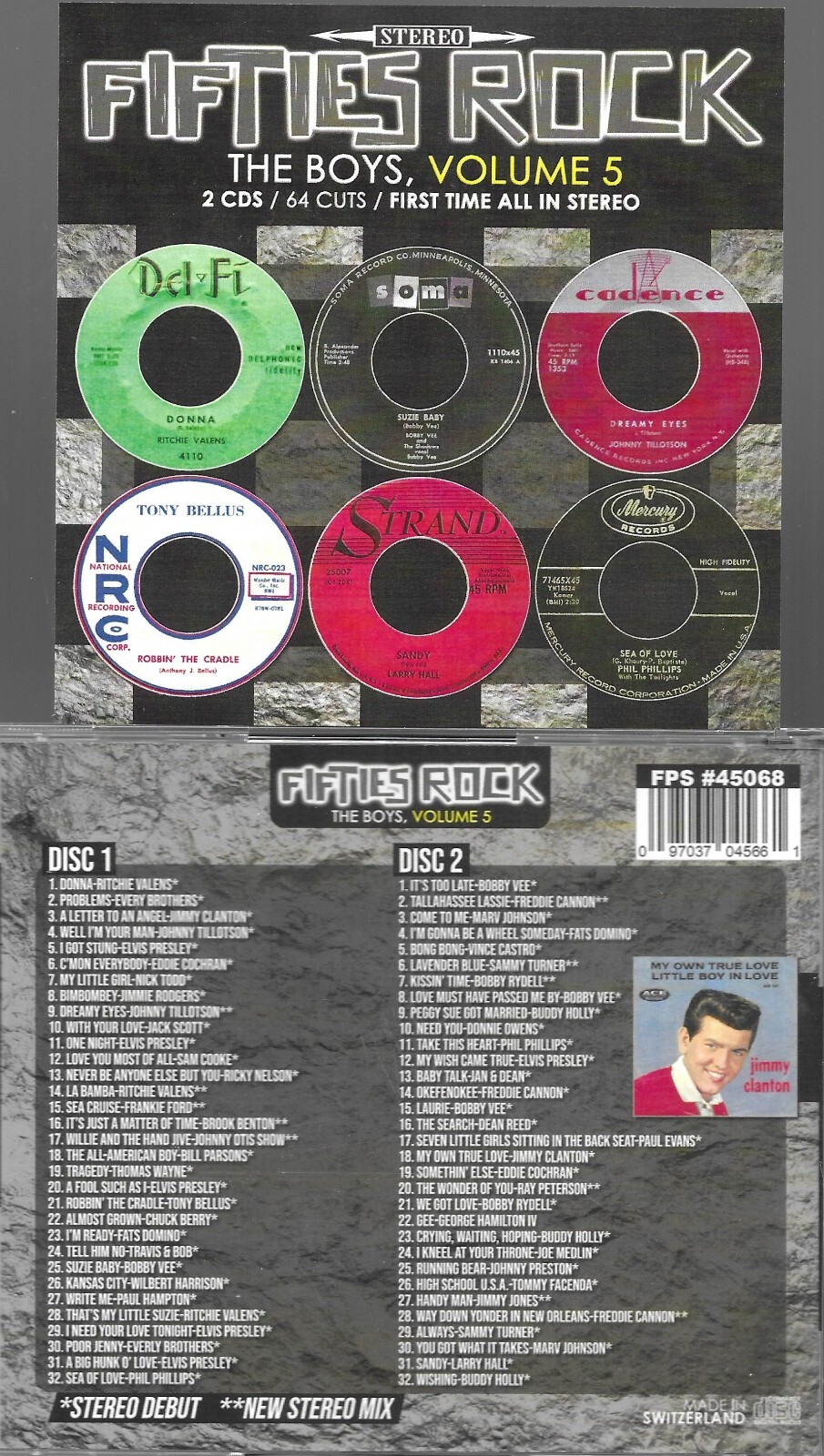 50s Rock Boys V5-2CDs-64 Cuts-100% First Time Stereo | eBay