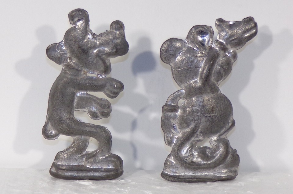 VINTAGE Lead Figures DISNEY Mickey Mouse Pluto BUCK ROGERS Depth Man ...