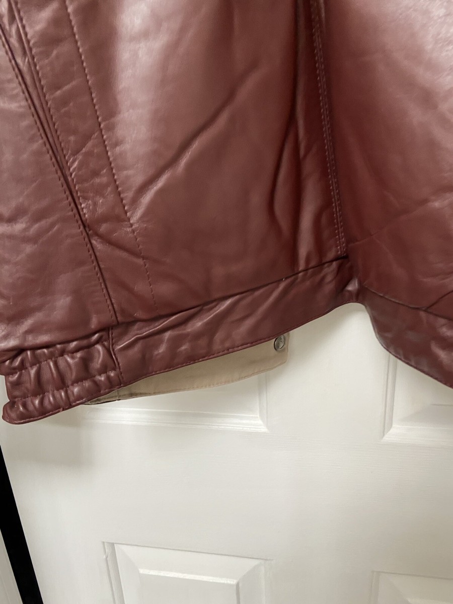 Vintage Gloria Vanderbilt Leather Moto Jacket Size 12 Vintage Gloria Vanderbilt Leather Moto Jacket Size 12