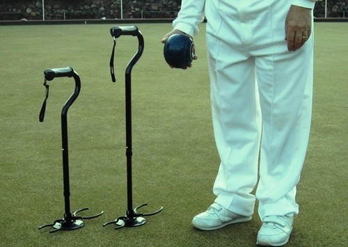 Bowlsmate ® Lawn Bowls Support Stick with lifters-Model: Classic (49 to ...