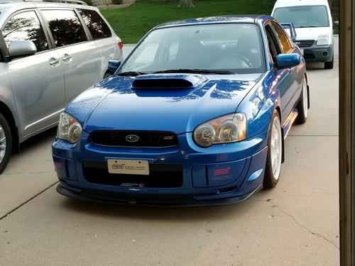 Genuine OEM Subaru Euro Style STI Marque Plate Stainless Steel ...