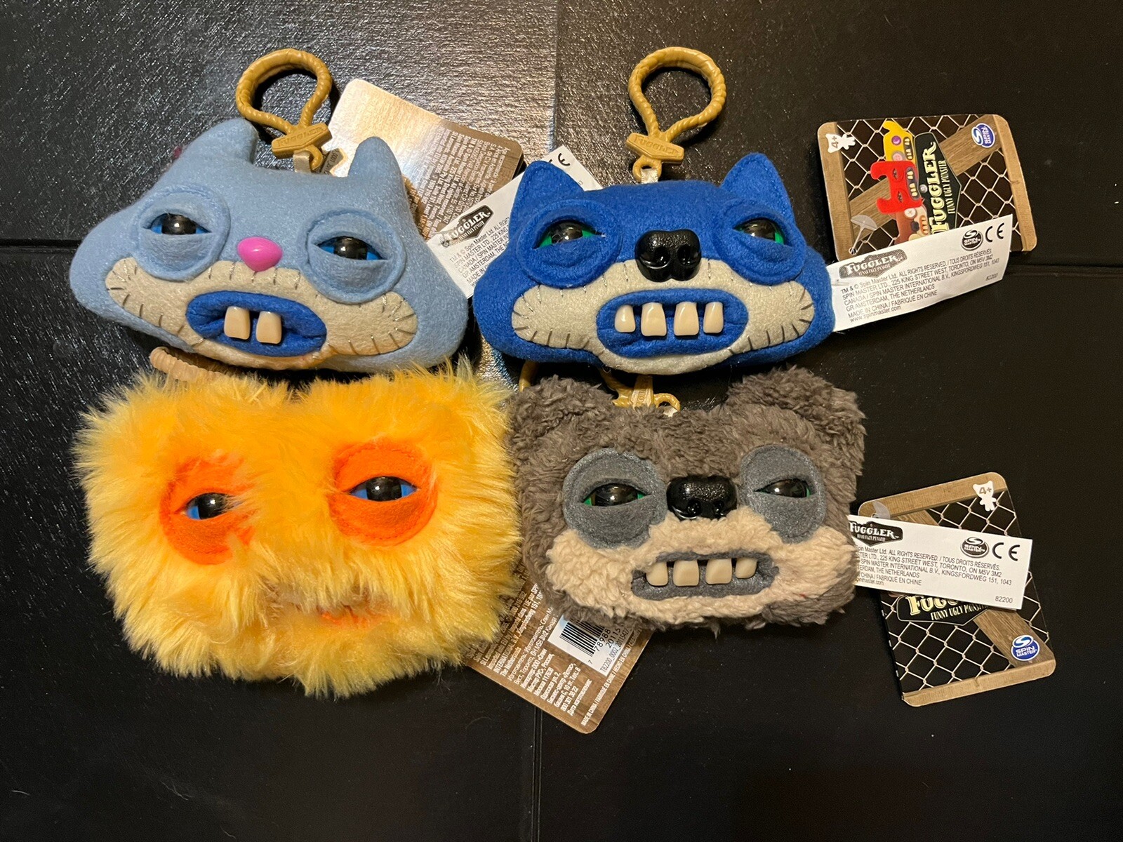 (4) Fuggler Funny Ugly Monster Collectible Keychain New | eBay