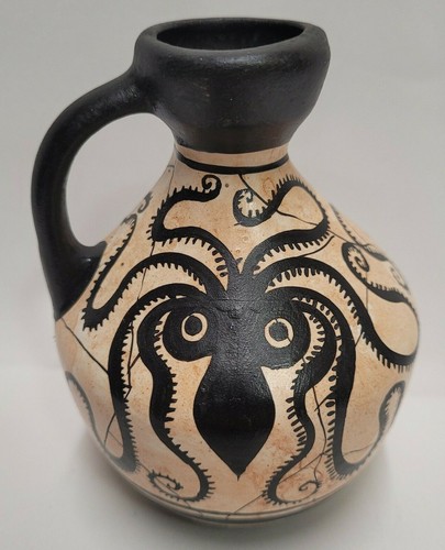 Octopus Mycenaean Ancient Greek Rare Art Pottery Vase Hydria | eBay UK