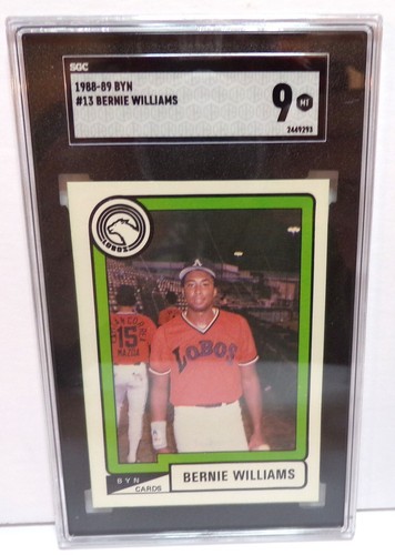 1988-89 BYN Puerto Rico Winter League Update - Bernie Williams #13 (RC ...