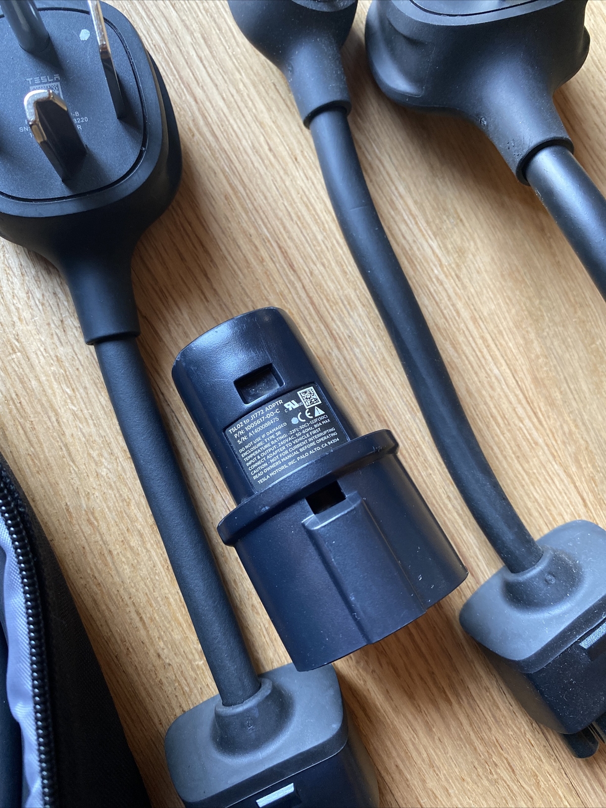 2012 2013 Tesla Model S Charger Gen 2 Mobile Connector EV Charging Kit ...