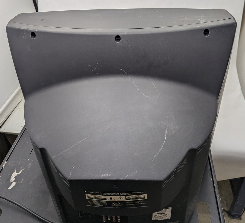 Zenith H27D46DT 27" Color Presentation CRT TV + VGA Monitor 2001 Retro ...