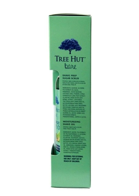 Tree Hut Bare Prep and Shave Combo Gift Set Ultra Moisturizing ...
