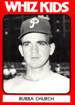 1980 TCMA 1950 Philadelphia Phillies Whiz Kids #0011 Bubba Church | eBay