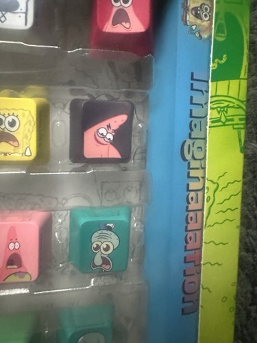SpongeBob SquarePants Interchangeable Key Cap Set-complete | eBay