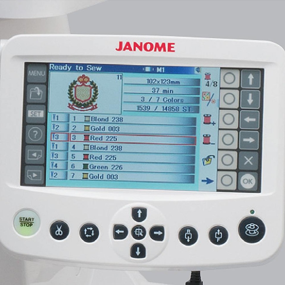 Janome MB4S Four Needle Embroidery Machine | eBay