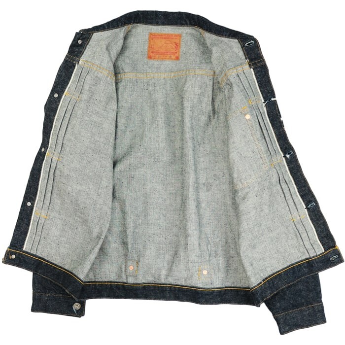 Samurai Jeans S0551XX 1st Type - Denim Jacket Indigo One Washed 38.40 ...