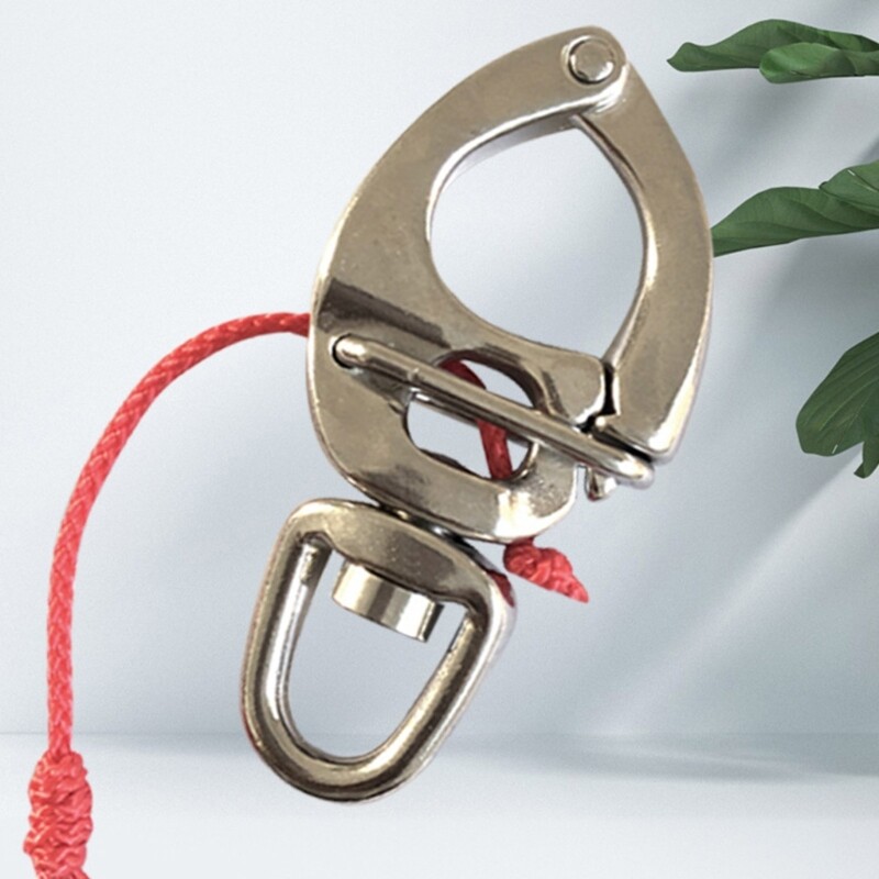 316 Stainless Steel Rigging Sailings Fixed Bail Shackle Fixed Eye Hook ...