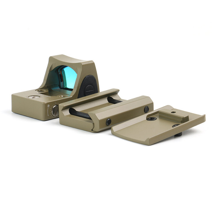 Tactical RMR Red Dot Reflex Sight Collimator Scope For Glock 17 19 w ...