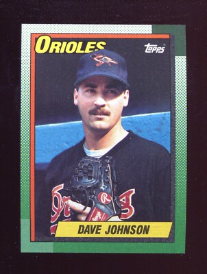 1990 Topps Dave Johnson #416 RC ROOKIE Baltimore Orioles | eBay