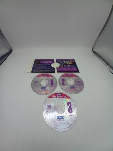 VIDEO PROFESSOR LEARN WINDOWS 95 - 3 DISC SET | eBay