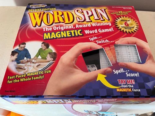 GeoSpace 82501 Word Spin Deluxe Boxed Family Edition with 20 Wheels ...