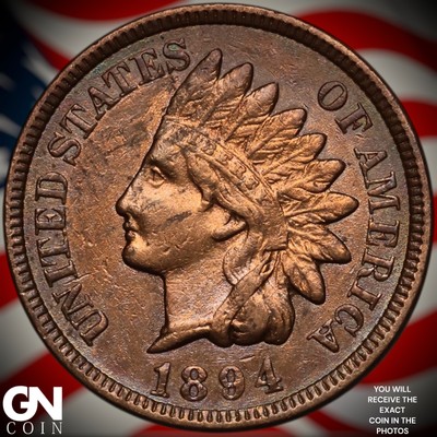1894 Indian Head Cent Penny A4450 | eBay