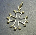Cross Occitana 3° Measurements Silver Pendant 925 Croix Occitane Argent ...