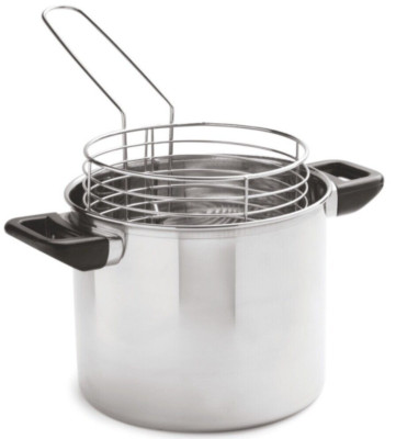 Tall&Deep Induction Stainless Steel Chip Pan with Robust Stainless ...