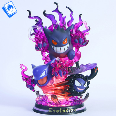 Pokemon Gengar Evolution 26cm COLLECTIBLE STATUE Anime Action Figure | eBay