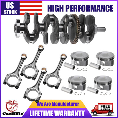 Crankshaft+ConRods+Pistons Kit For Toyota Camry Rav4 Scion tC xB 2AZFE ...