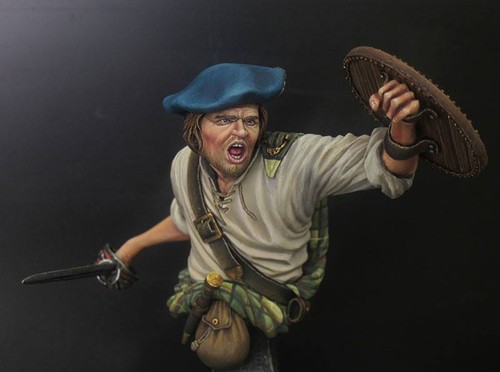 SK Miniatures Scottish Highlander Jacobite Culloden1/9th Unpainted kit ...