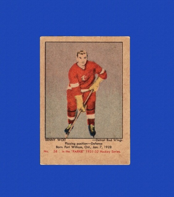 1951-52 Parkhurst - #58 Benny Woit (RC) for sale online | eBay