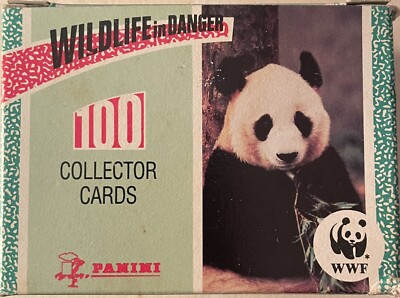 1992 Panini WWF “Wildlife In Danger” 100 Trading Cards Box Set | eBay