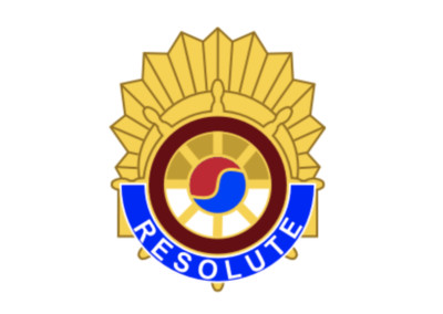 4" 7th transportation brigade dui resolute army bumper sticker decal ...