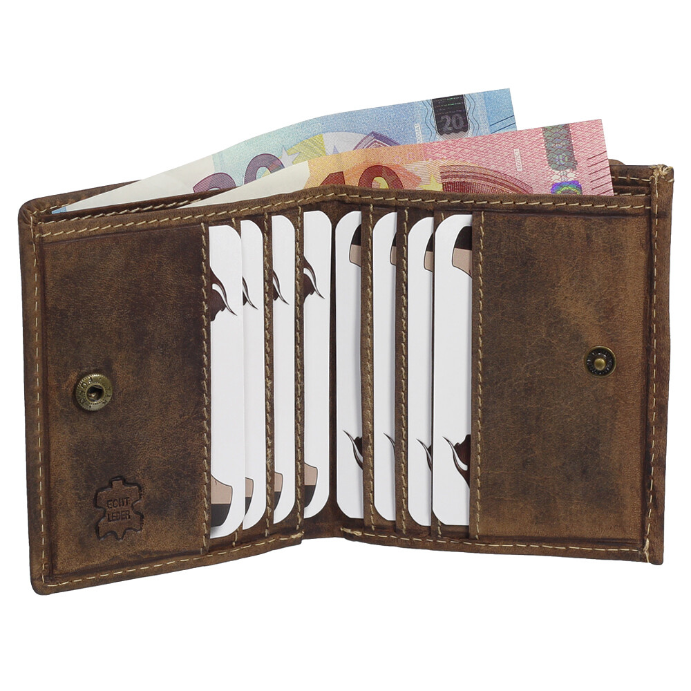 J.Jones Herren Geldbörse Leder Geldbeutel Echtleder Börse Wiener ...