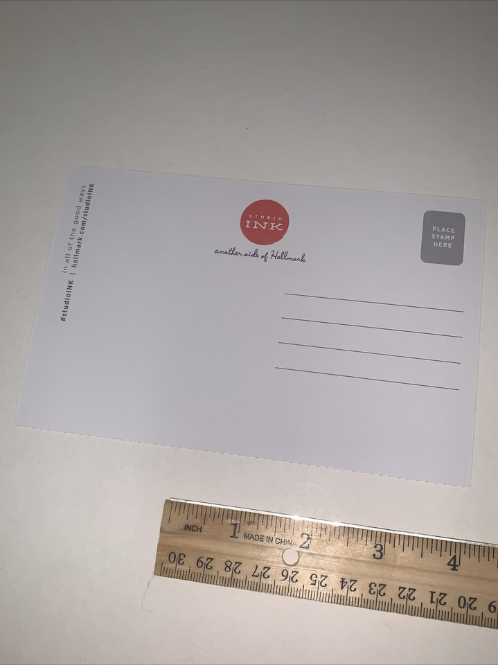 Hallmark Studio Ink Funny Postcard: Colorful Flower You’re Unusual ...