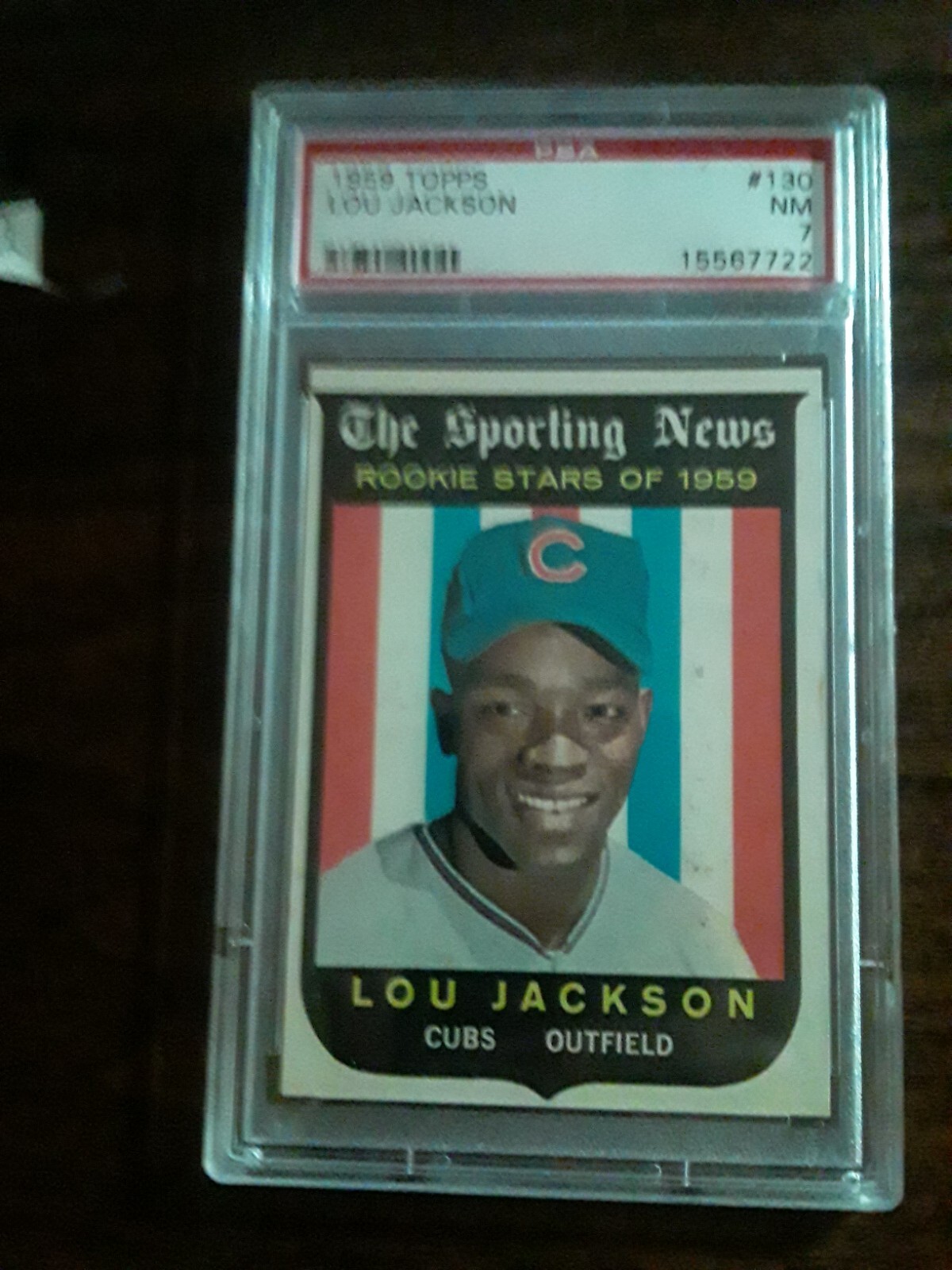 1959 Topps - Sporting News Rookie Stars #130 Lou Jackson (RC) for sale ...