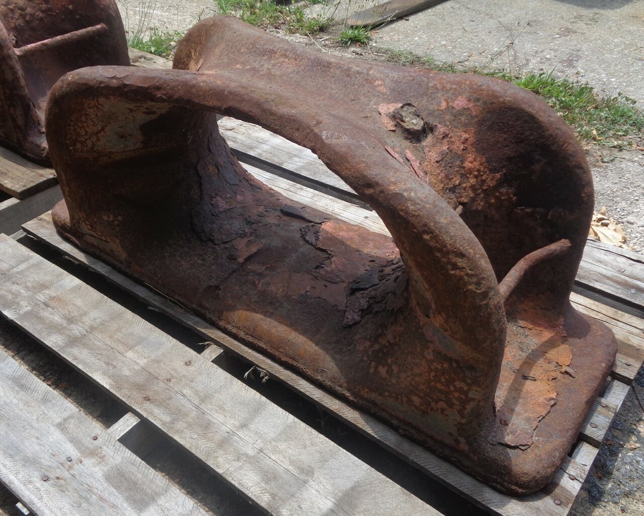 Bethlehem Steel SHIPYARD Boat Ship GUIDE CHOCK, Bollard, Cleat DOCK ...