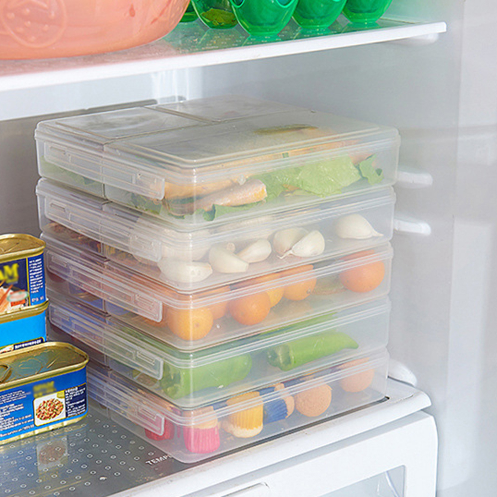 1.5l Storage Box Reusable Classified Daily Use Non-stick Meat Food ...