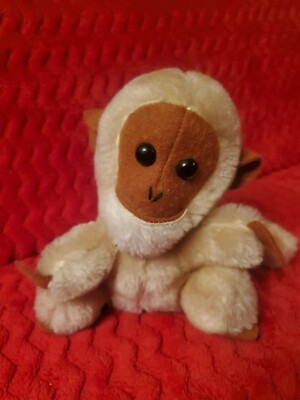 Dakin Magpie Monkey Plush Stuffed Animal 70s Toy Bean 7” Cream | eBay
