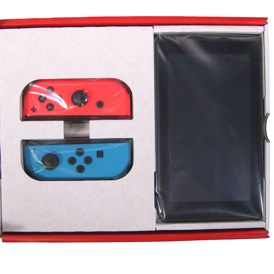 Nintendo Switch Console With Neon Red Neon Blue Joy Cons 32 GB New ...