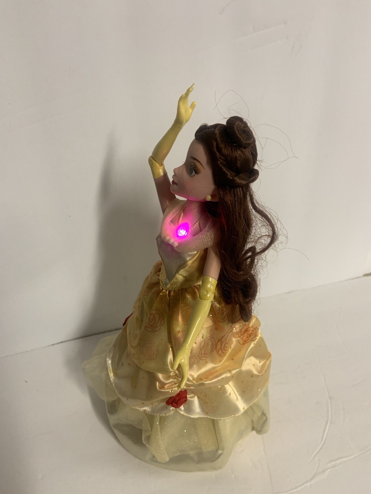 DISNEY Dance Code Disney Princess Belle Doll with 100 phrases 7 songs ...