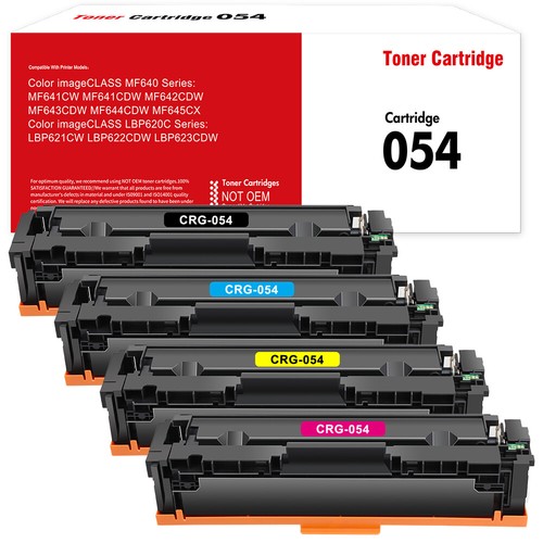 4PK High Yield Cartridge 054 Toner FOR Canon 054 Toner MF642CDW MF641CW ...