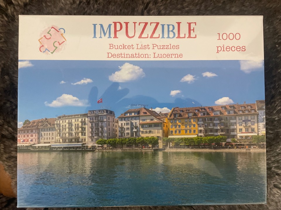 ImPUZZibLE Jigsaw Puzzle, Lucerne (Difficult 1000 Piece Puzzle) NEW ...