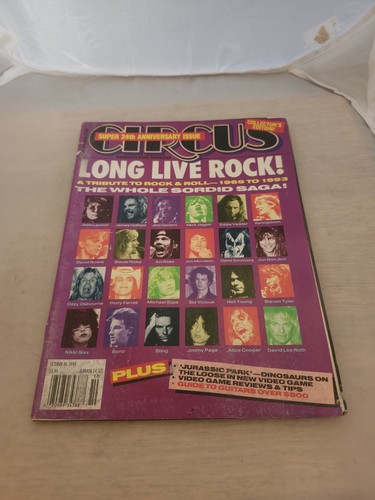 Circus Magazine Oct 31st 1993 Special 24th Anniversary Issue | eBay