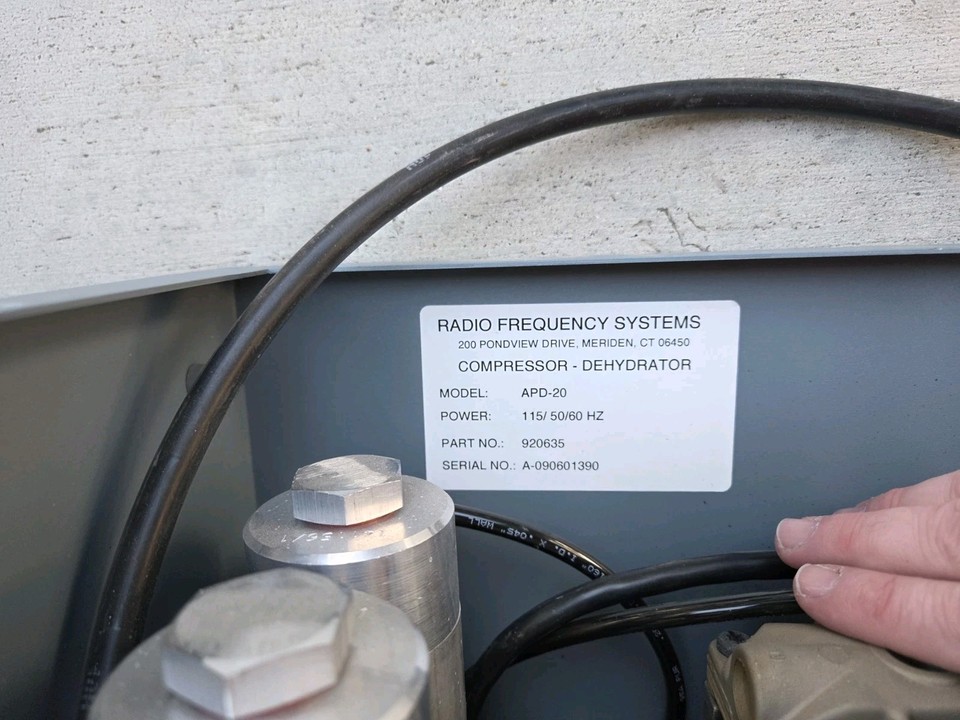 RADIO FREQUENCY SYSTEM APD-20 Compressor-Dehydrator RFS | eBay