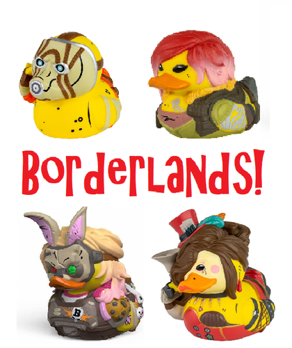 TUBBZ DUCK BORDERLANDS GAMING LILITH PSYCHO TINY TINA MAD MOXXI TROY ...